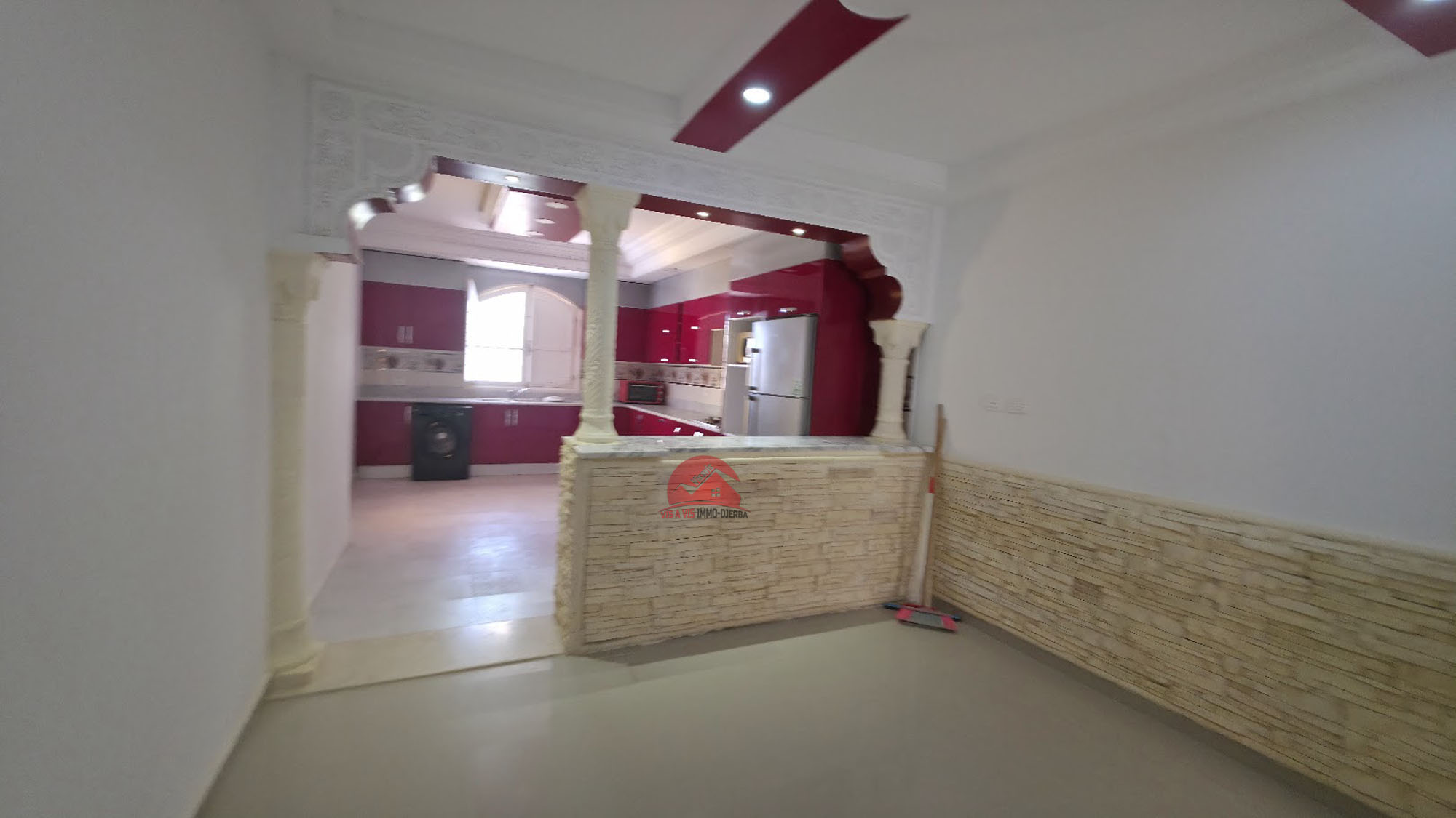 Grande villa à louer à l’année à Arkou Djerba:: Agence immobilière Djerba